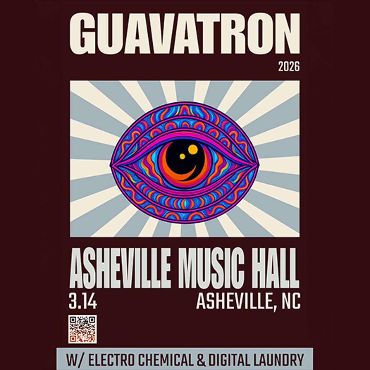 Guavatron with Electro Chemical and Digital Laundry - Asheville Music Hall